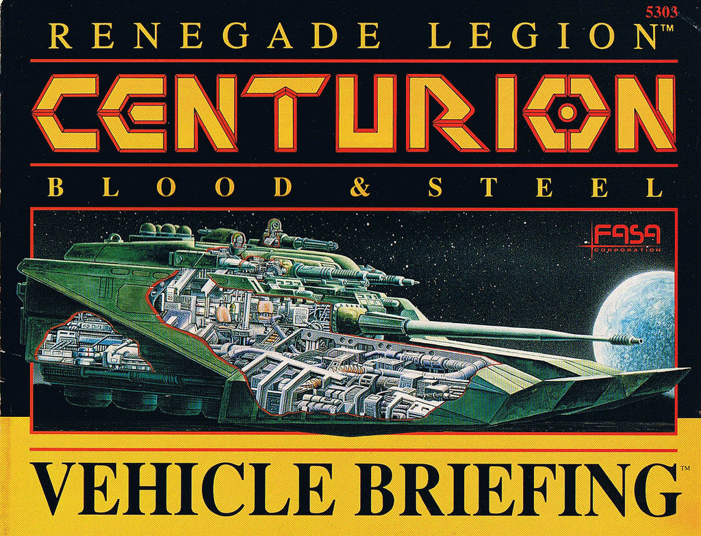 Centurion Blood & Steel Vehicle Briefing - Renegade Legion TOG Game Bo ...